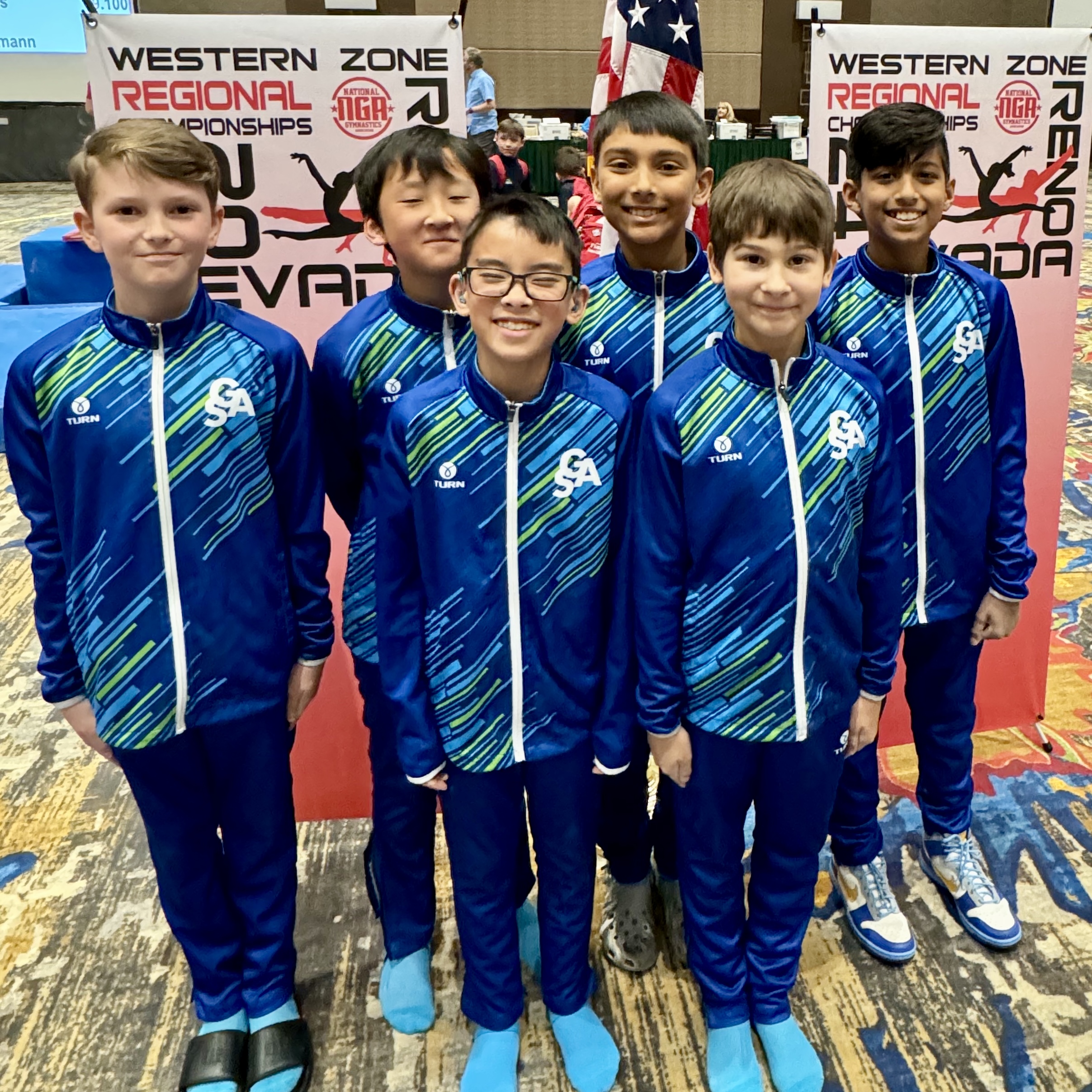 Ballard Boys Team at NGA Regionals - Seattle Gymnastics Academy